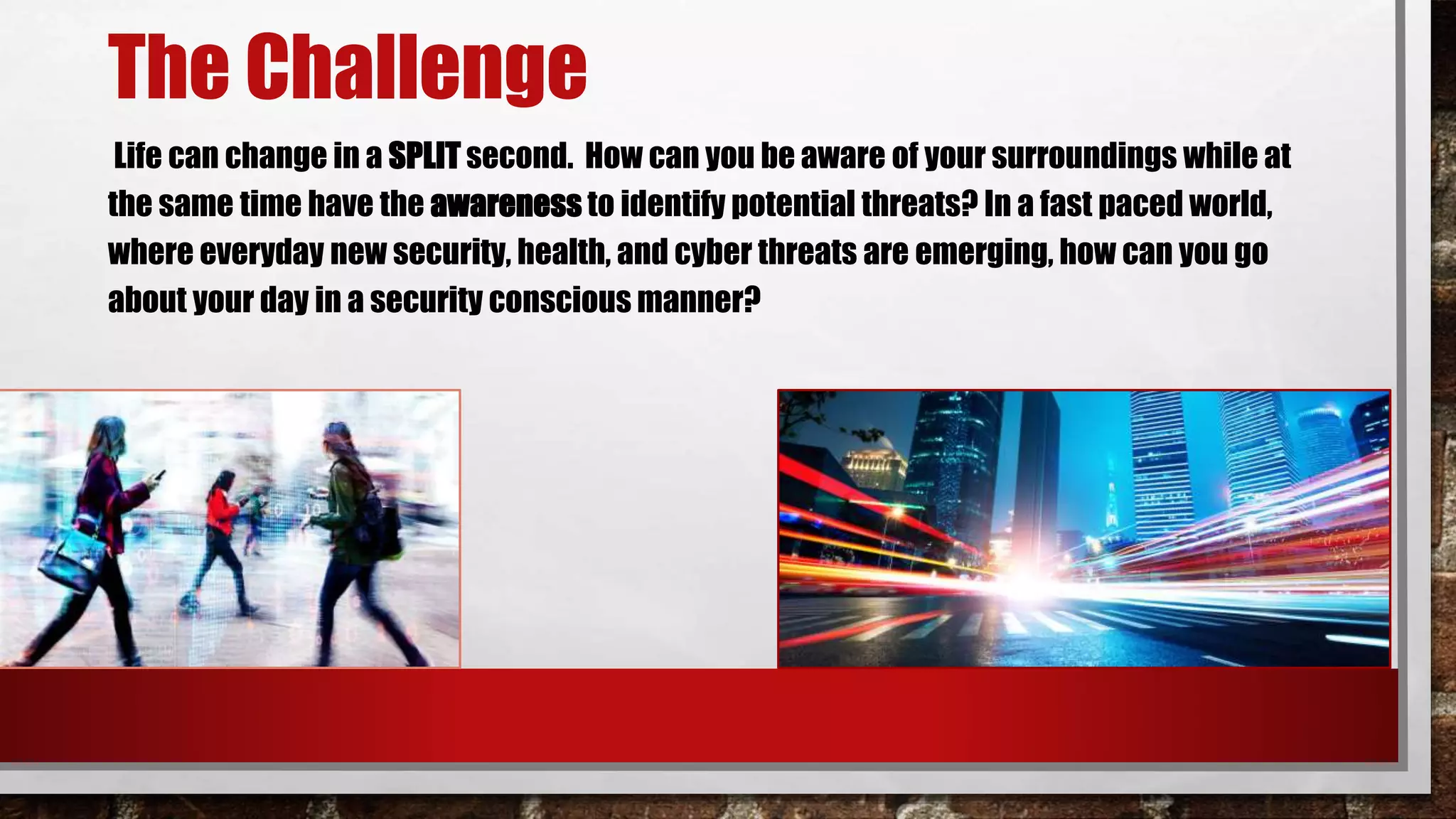 Situational Awareness-Your BEST Security Tool | PPTX