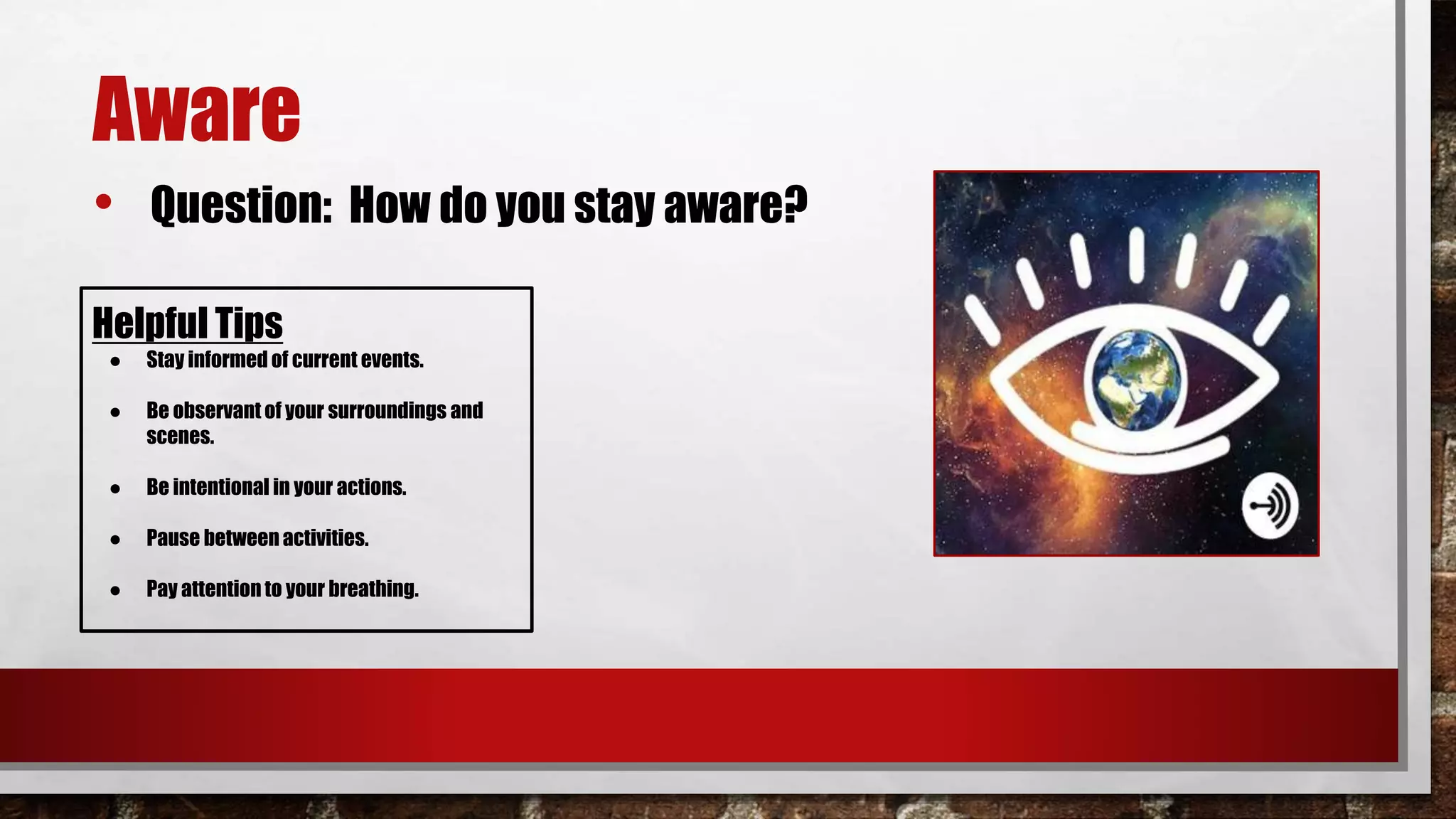 Situational Awareness-Your BEST Security Tool | PPTX
