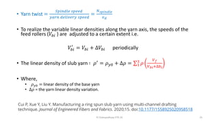 2-Slub and fancy yarn description how it work | PPT