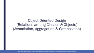 2-Software Design (Object Oriented Software Engineering - BNU Spring 2017) | PPT
