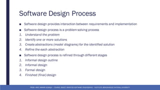 2-Software Design (Object Oriented Software Engineering - BNU Spring ...