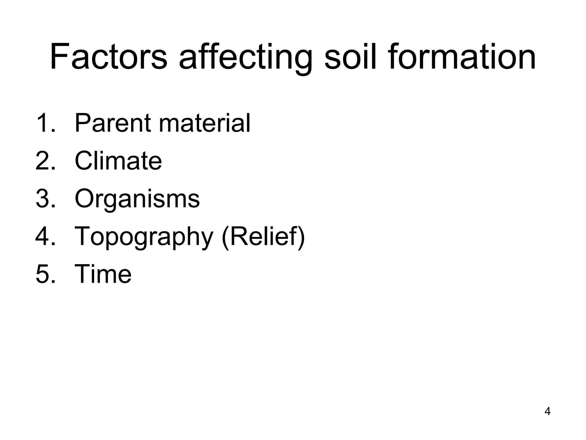2 Soil Formation 1 | PPT