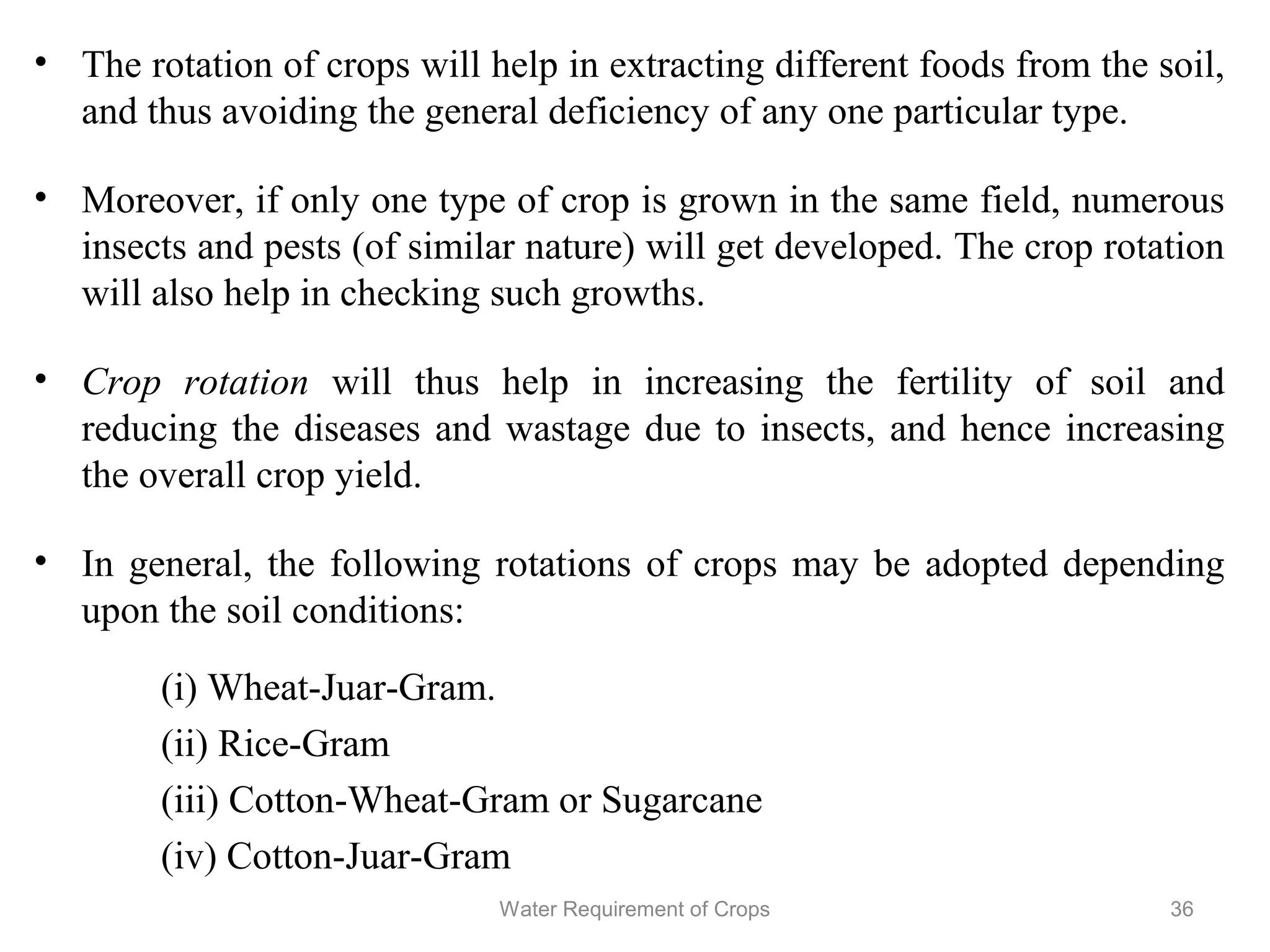 Soil Water Crop Relationship | PPT