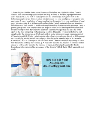 2- Some Polysaccharides- Tests for the Presence of Cellulose and Ligni.pdf