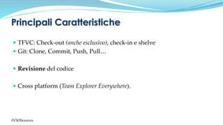 Gestione del codice sorgente con Visual Studio Online | PPT