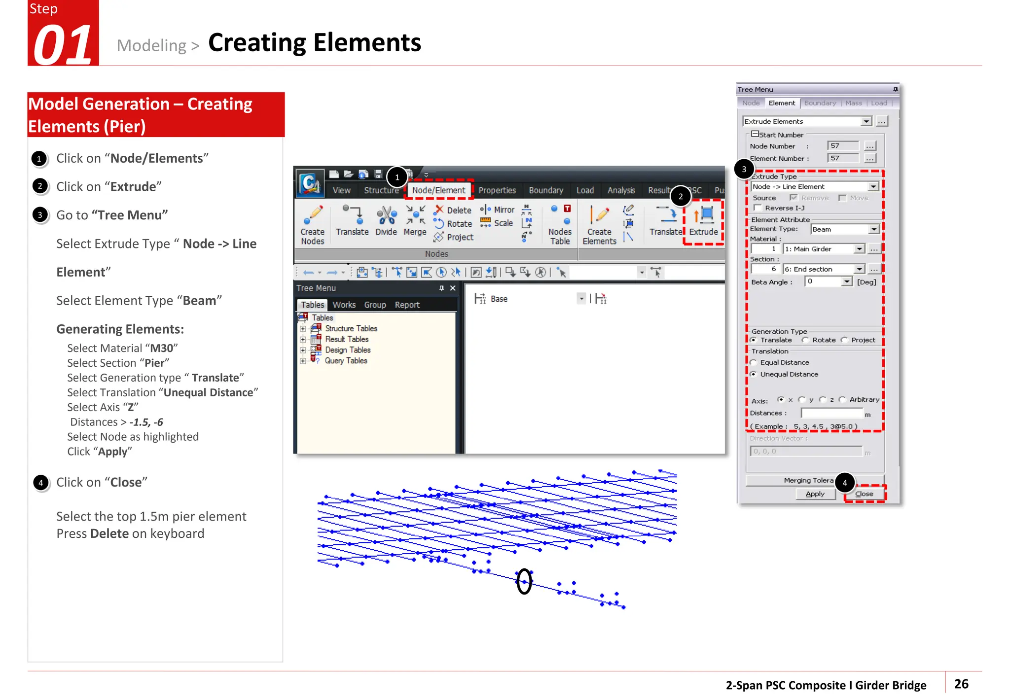 2-Span PSC Composite Girder Tutorial PDF | PDF