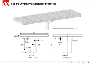 2-Span PSC Composite Girder Tutorial PDF | PDF