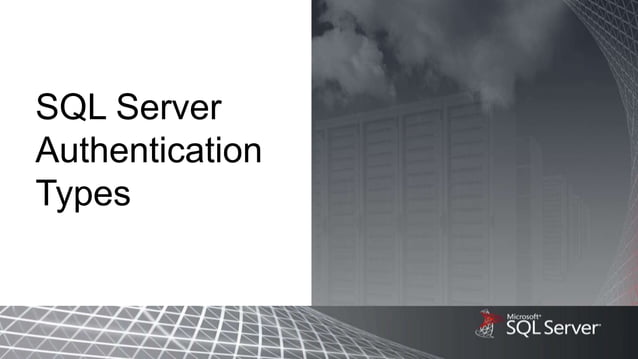 sql server authentication types by moamen hany | PPTX | Databases ...