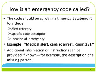 The new emergency codes what you should know | PPT