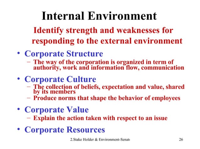 2 Stakeholder Approach & Environment | PPT