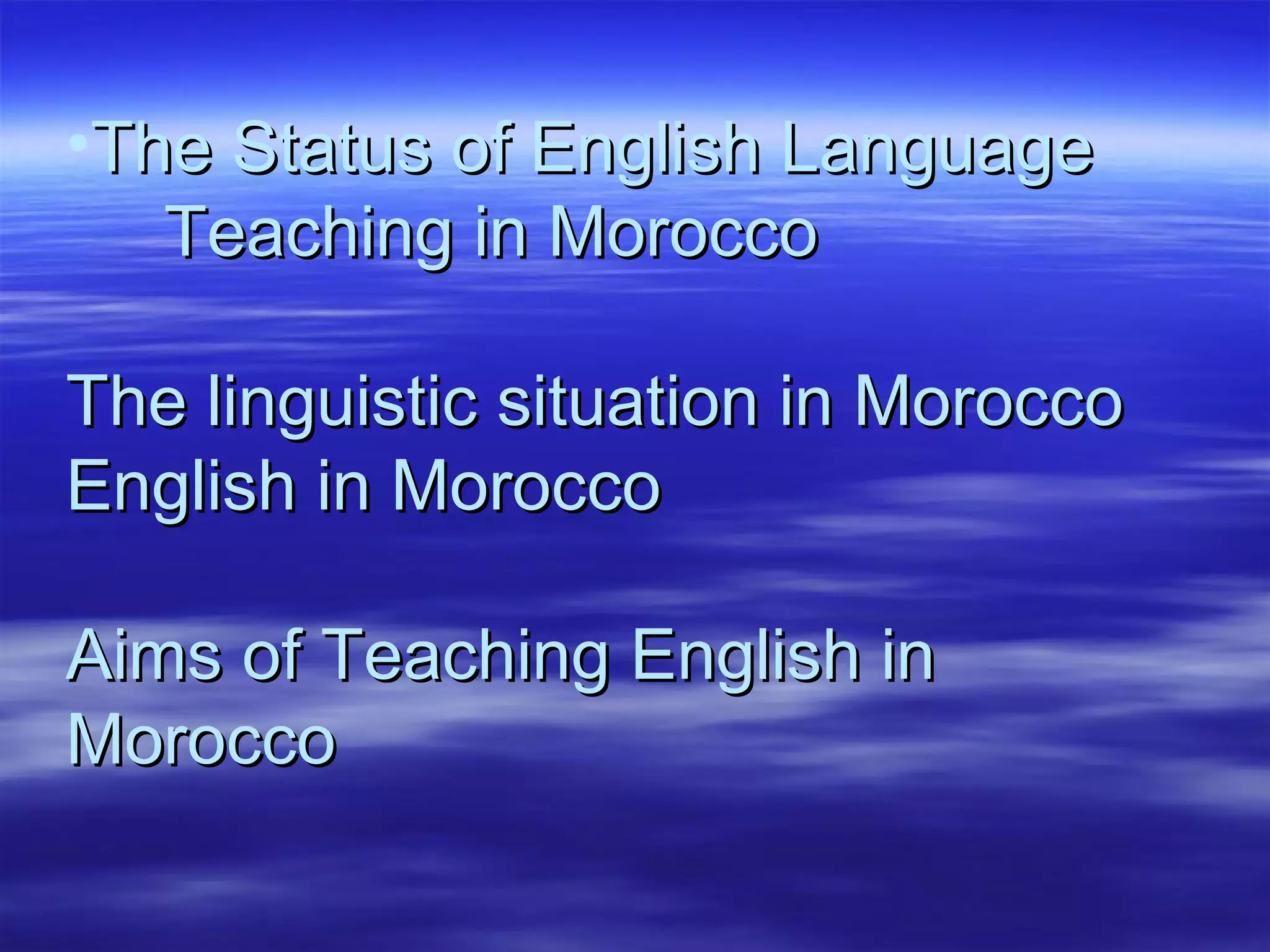 status-of-english-language | PPT