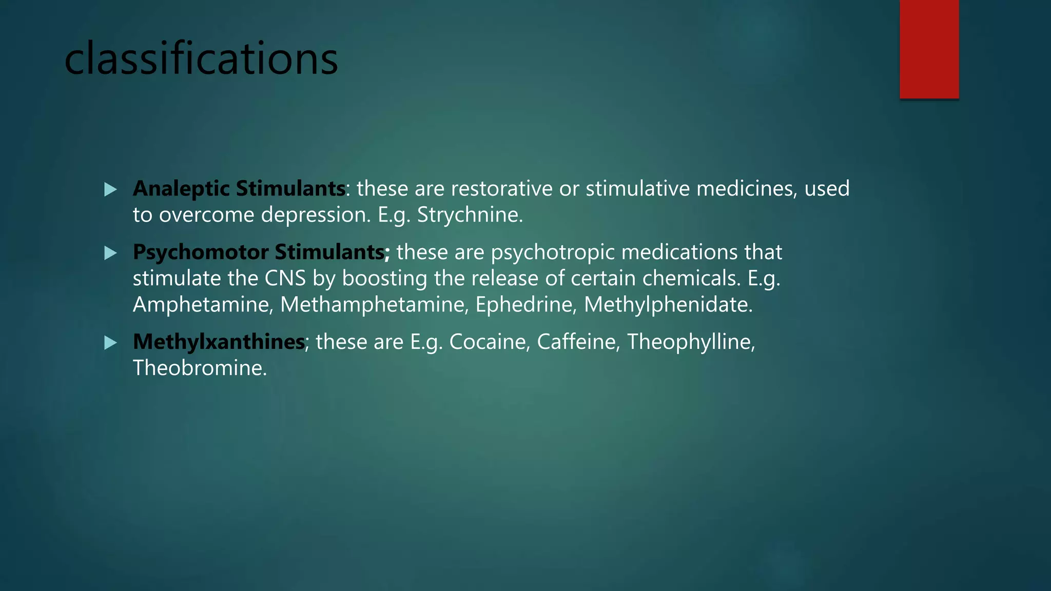 stimulants | PPTX