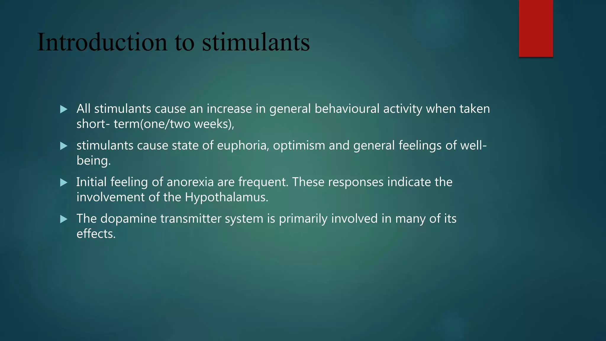 stimulants | PPTX