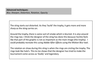 Technical Analysis Sheet - Sting | PPT