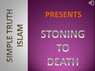 2. stonning to death | PPT