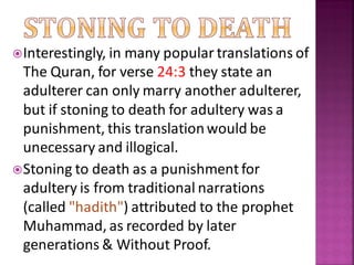2. stonning to death | PPT