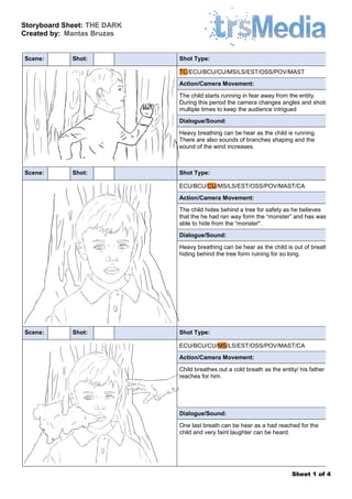 2 storyboard | PDF | Video Production | Content Production
