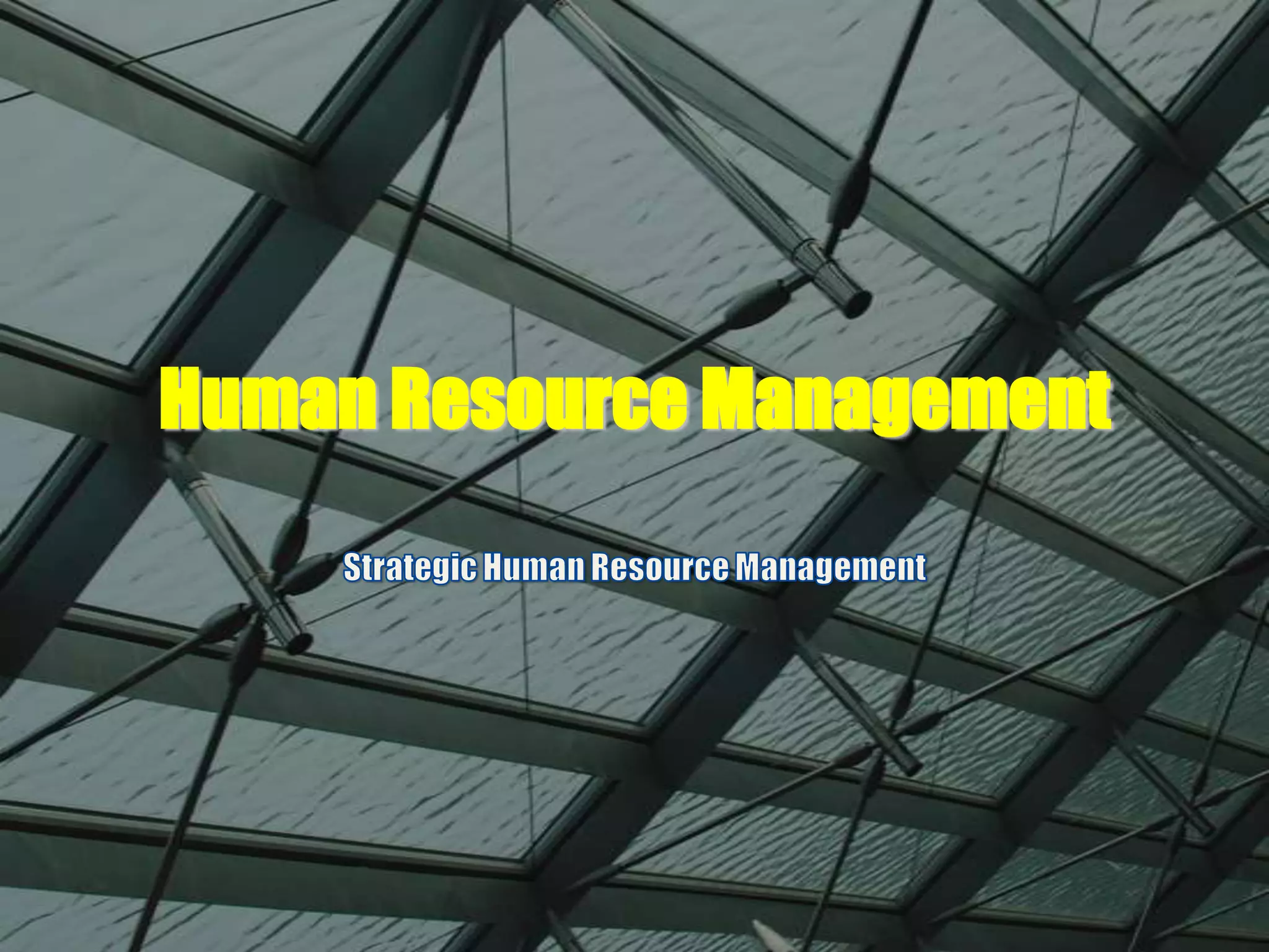 Human resource management-chapter 2 | PPTX