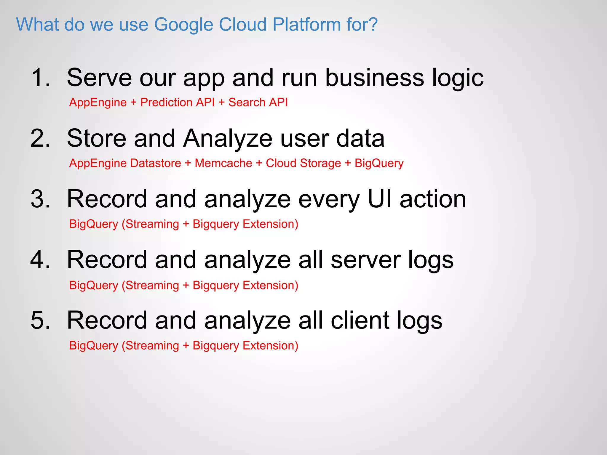 Streak + Google Cloud Platform | PDF