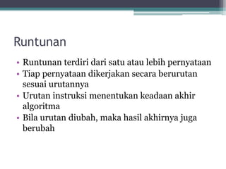 2 struktur dasar algoritma dan notasi algoritmik pseudo-code | PPT