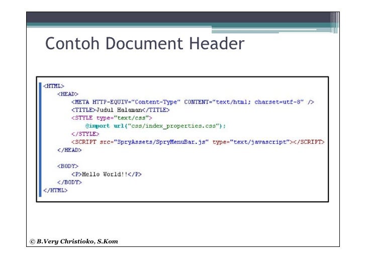 Script Html Dasar Isupercoder
