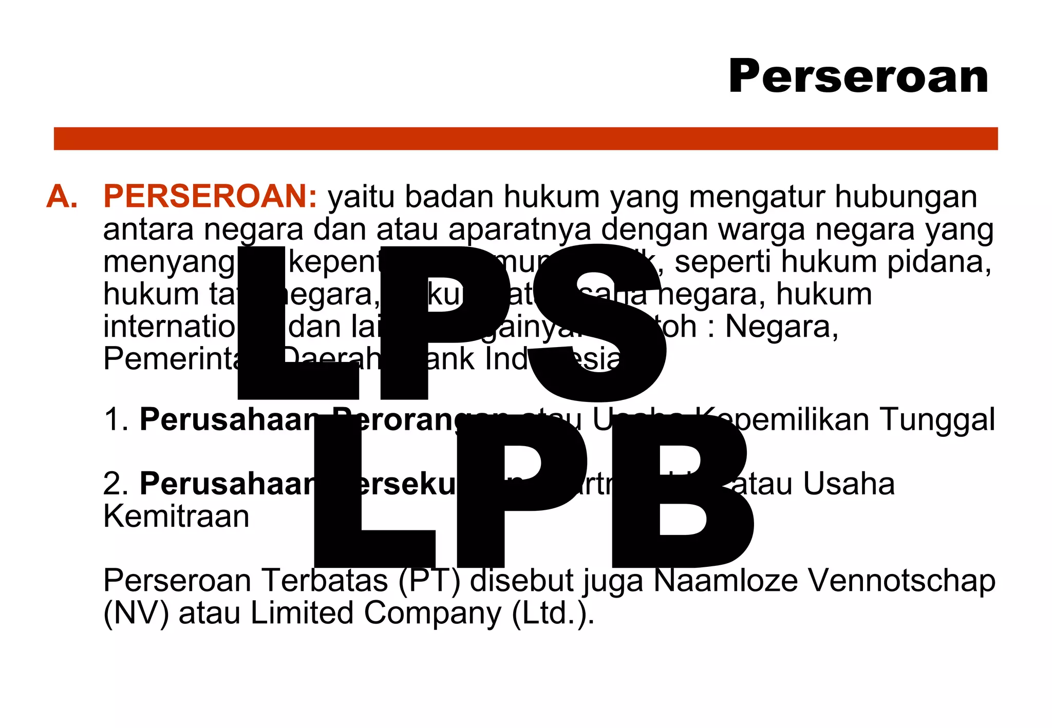 Struktur Makro LPP - LPS - LPK - LPB | PPT