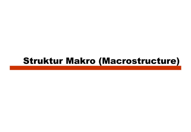 Struktur Makro LPP - LPS - LPK - LPB | PPT