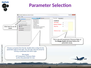 Cycle Design Parametric Study GASTURB SOFT | PPT