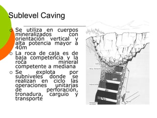 2- SUB LEVEL - BLOCK CAVING.ppt