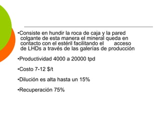 2- SUB LEVEL - BLOCK CAVING.ppt