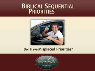 Misplaced or Wrong Priorities | PPT