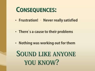 Misplaced or Wrong Priorities | PPT