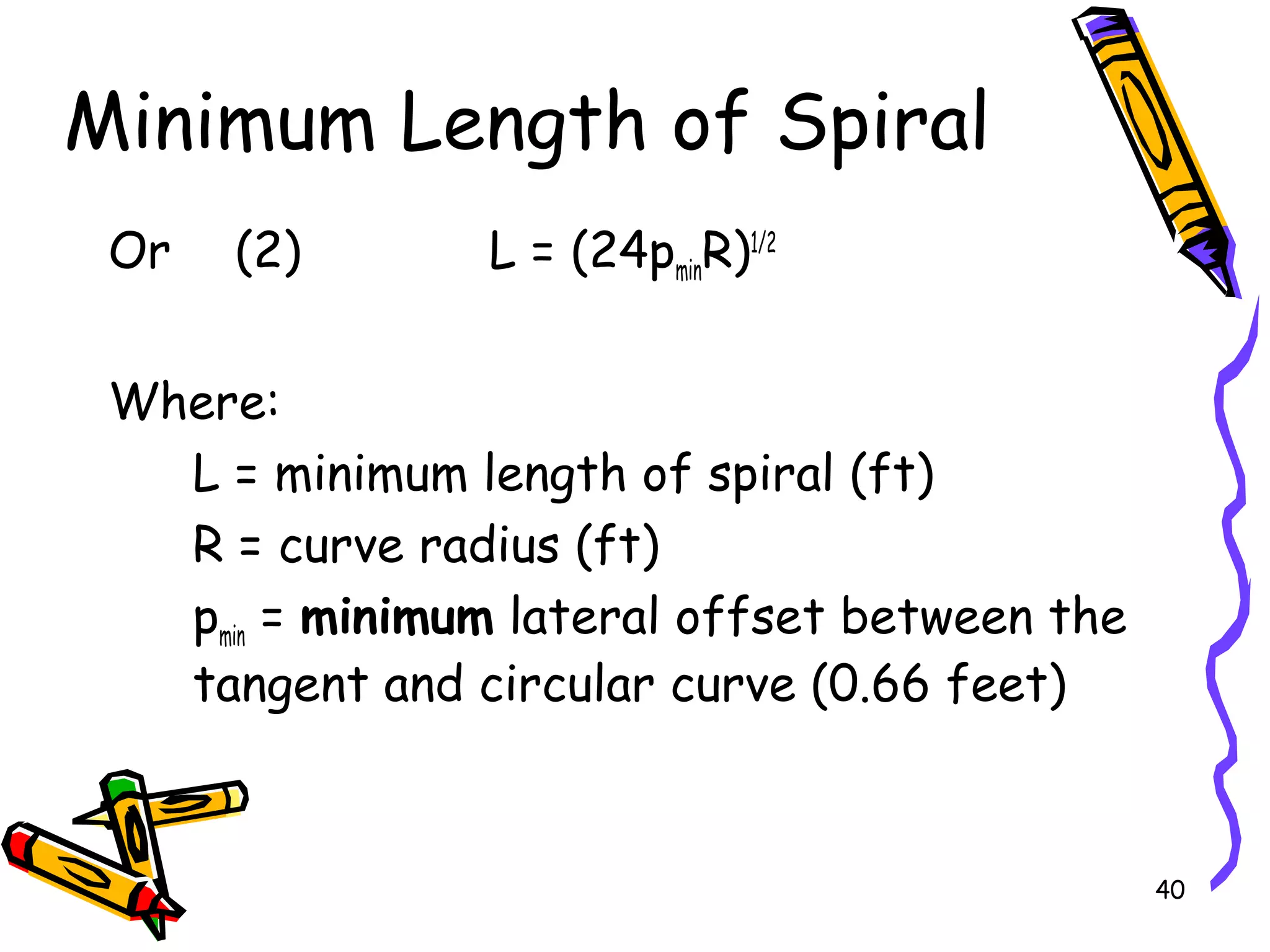 2 Superelevation and Spiral Curve ( by Malyar Talash, Highway Design ...