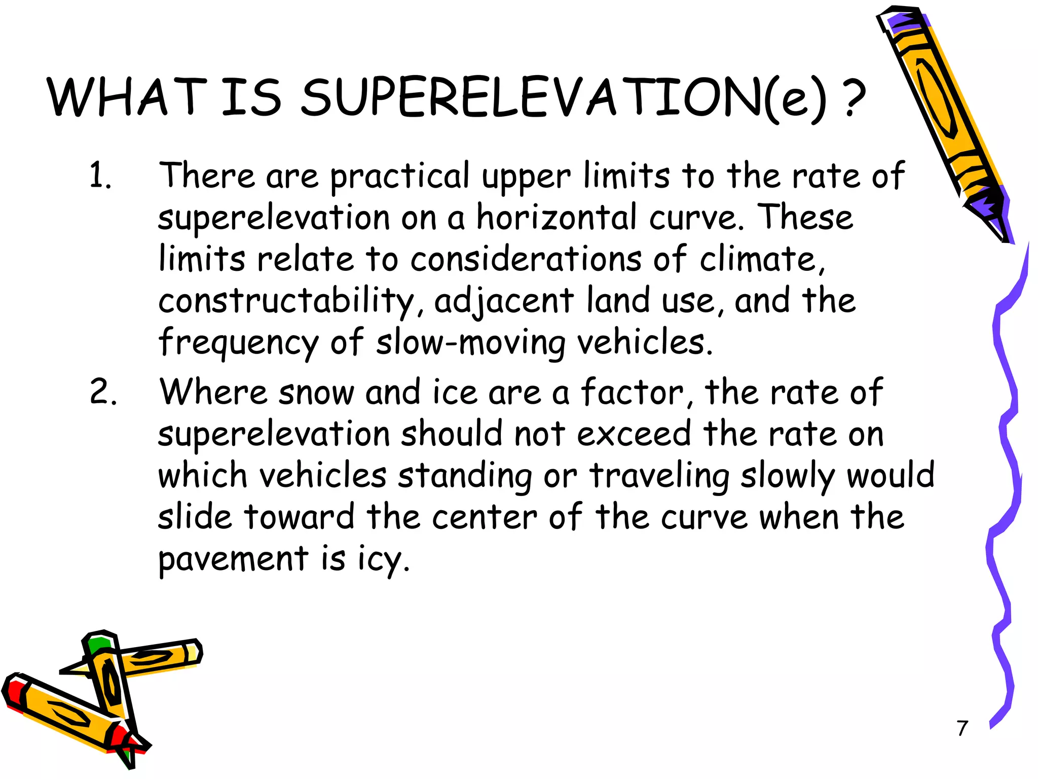 2 Superelevation and Spiral Curve ( by Malyar Talash, Highway Design ...