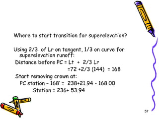 2 Superelevation and Spiral Curve ( by Malyar Talash, Highway Design ...