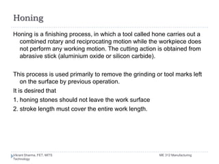 2.superfinishing process | PPTX