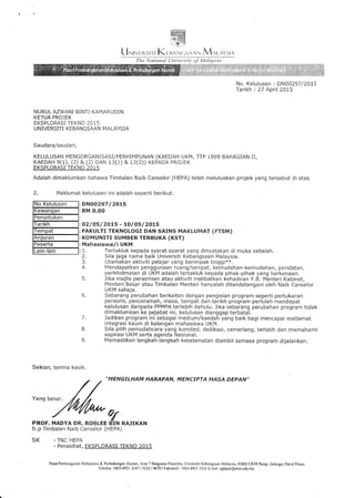 2. Surat Kelulusan Program | PDF