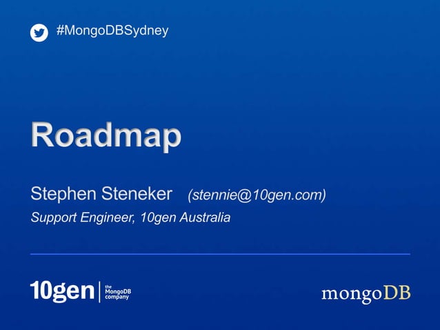 MongoDB Roadmap | PPT