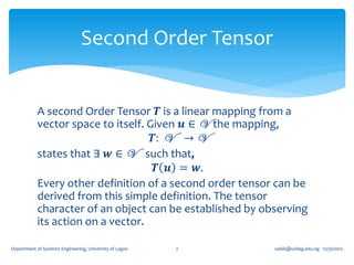 2. tensor algebra jan 2013 | PPT