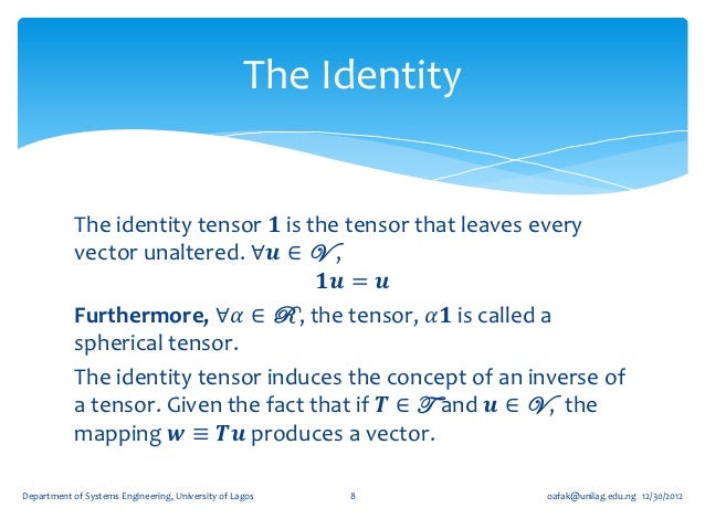 2. tensor algebra jan 2013