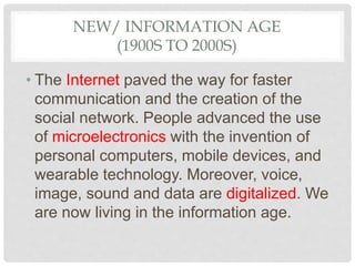 The Evolution of Traditional to New Media - Media and Information ...