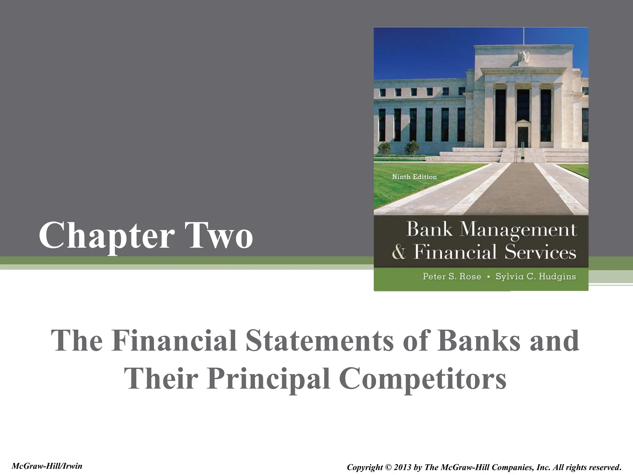 2-The Financial Statements of Banks and Their Principal Competitors.ppt