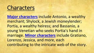 The Merchant of Venice by William Shakespeare | PPTX