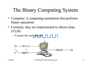 The Needs Of Computation | PPT