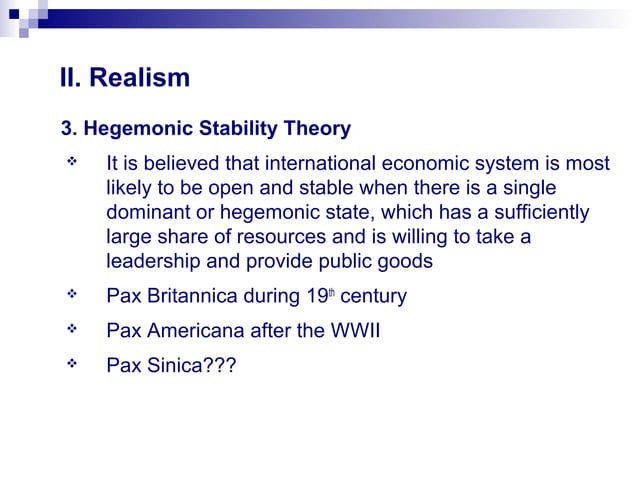 2. theoretical foundations of global governance | PPT | Civic affairs | Politics