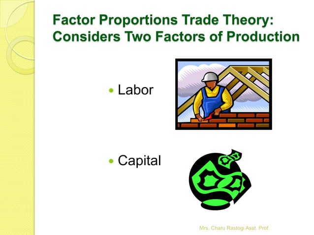 2. Theories of International Trade, Tariff and Non-tariff barriers and ...