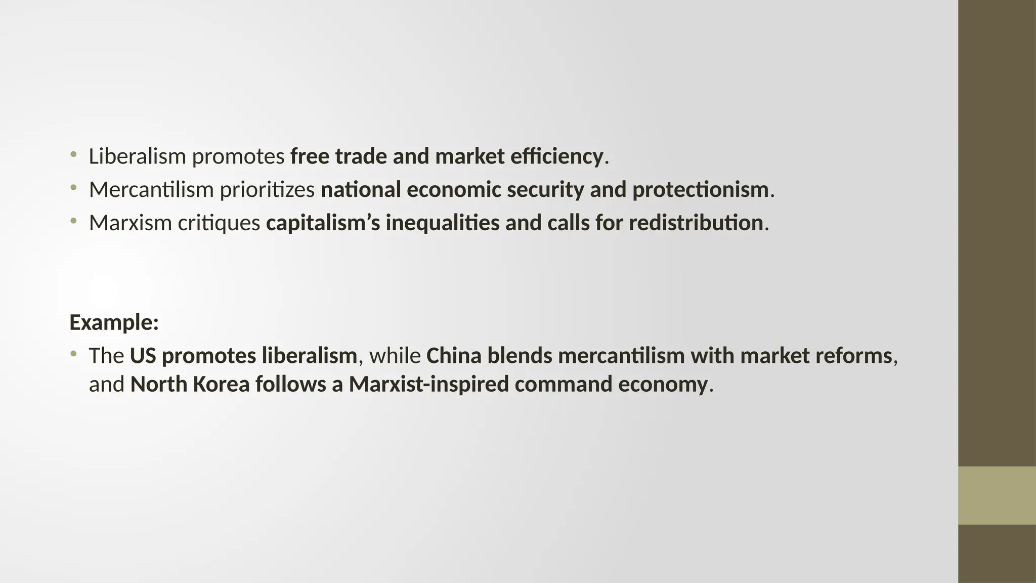 theories of International political economy | PPTX