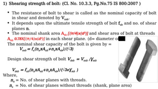 Theory of bolted connection, classification,Advantages and Dis ...