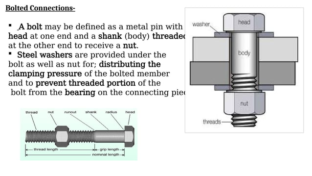 Theory of bolted connection, classification,Advantages and Dis ...