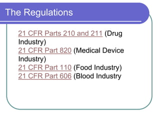 2 the regulations | PPTX